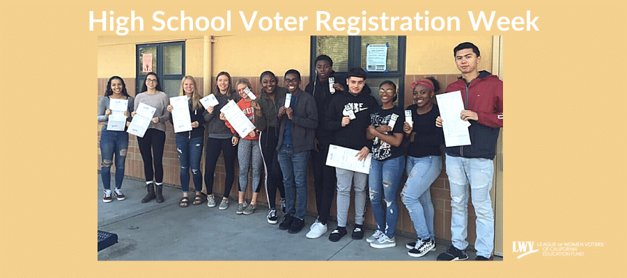 It's High School Voter Registration Week! - League of Women Voters of ...