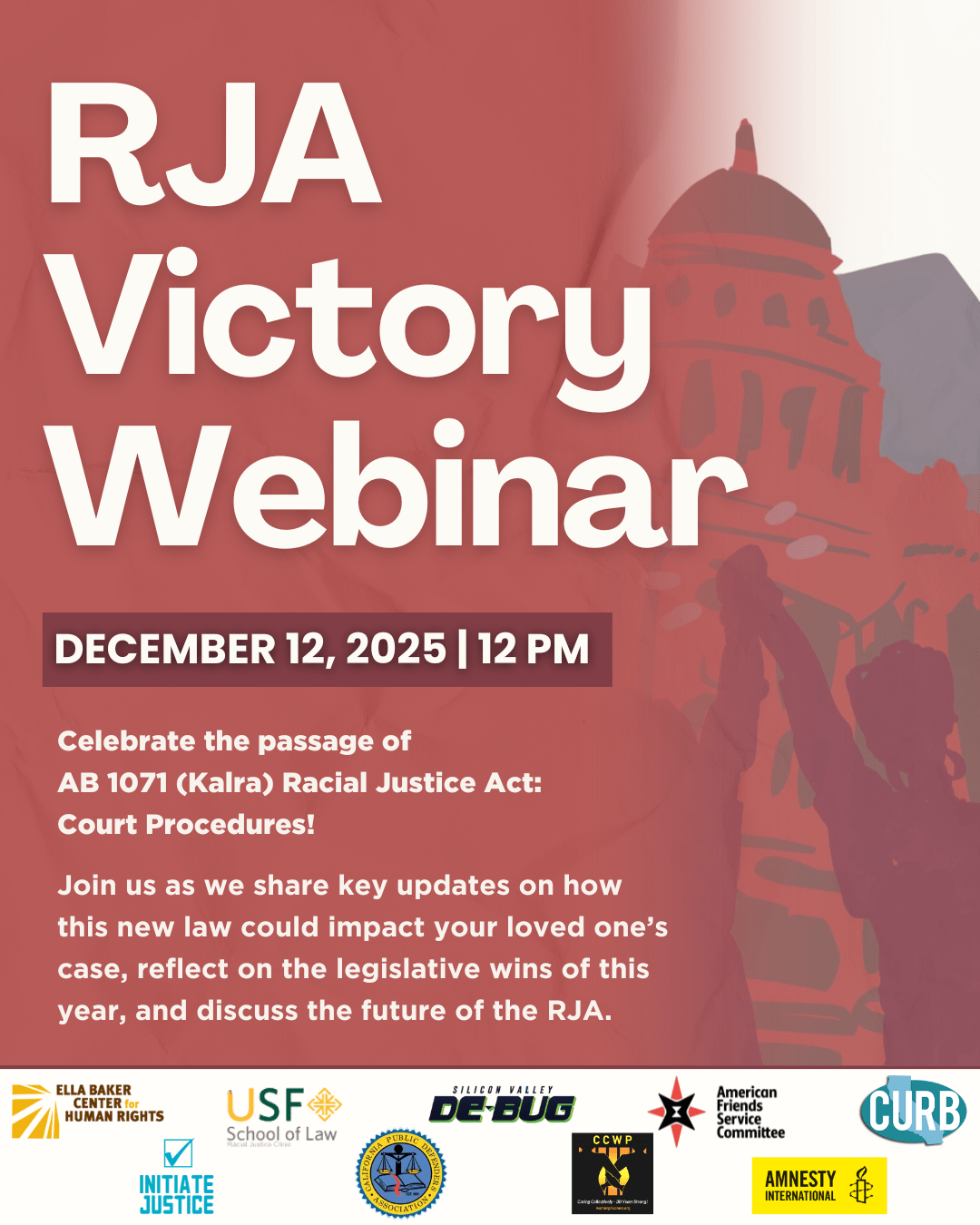 Join the RJA Community Webinar! - League of Women Voters of California