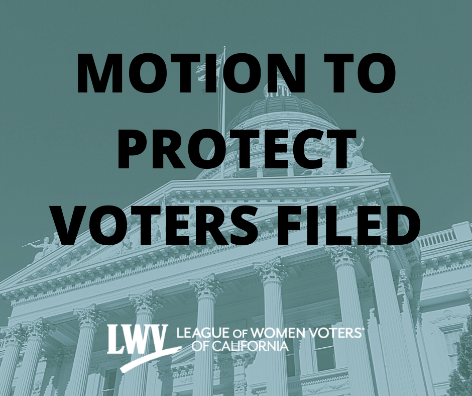 Voting Rights Groups File Intervenor Motion to Protect Voters during ...